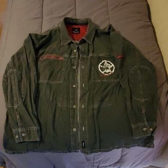 Bugle Boy | Jackets & Coats | Vintage Rare Bugle Boy Denim Long Sleeve ...